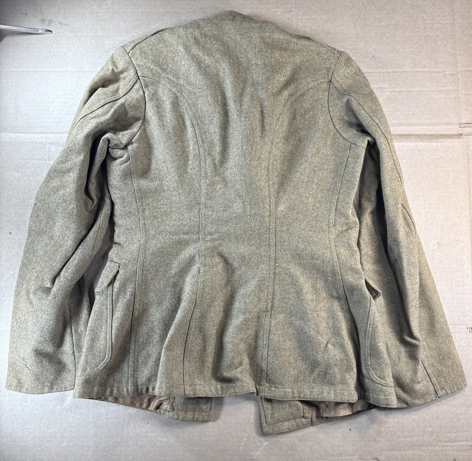 WW1 US Army Button Service Vintage Wool Jacket Military 44B83 | eBay