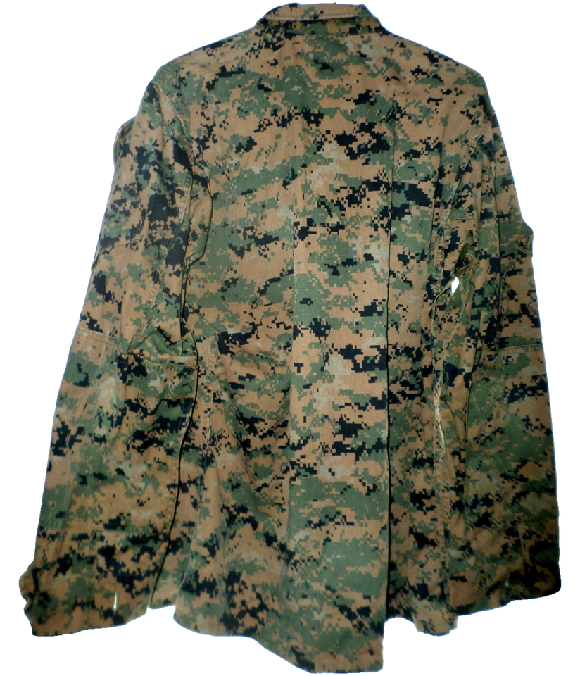 US MILITARY USMC MCCUU WOODLAND COMBAT SHIRT MEDIUM REGULAR USED | eBay