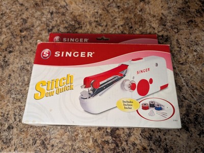 Singer Stitch Sew Quick Portable Compact Handheld Sewing Machine | eBay