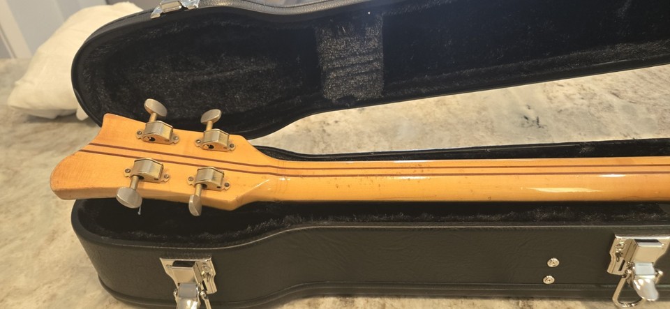 Rare 1967-1971 Hofner G500/1M Fretless Deluxe Super Beatle Bass Natural ...