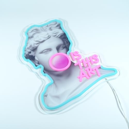 IS THIS ART Neon Sign,Innovative Integral Forming Process,With Dimmable ...