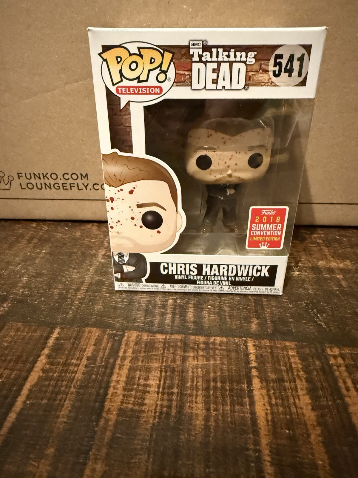 SDCC 2018 Chris Hardwick Funko Pop Bloody Blood Splatter Variant | eBay