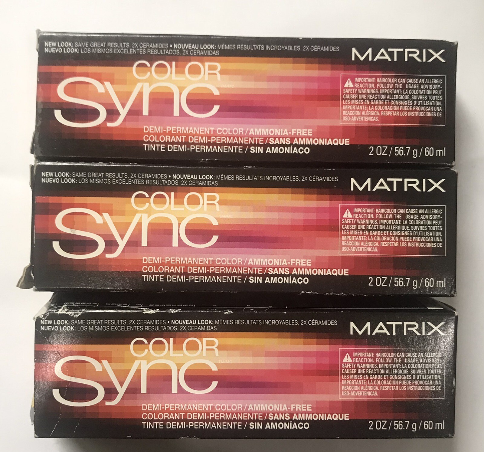 MATRIX So Color Sync Pre Bonded Alkaline Toner 6GG Light Brown Gold ...