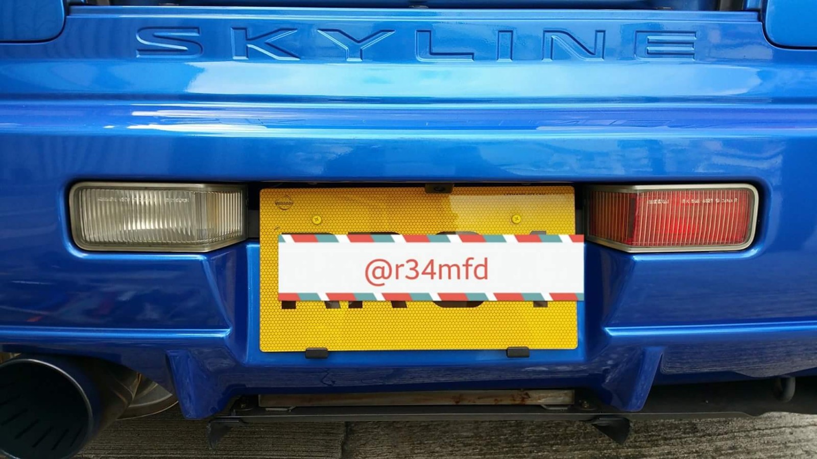 R34 GTR ER34 Skyline Rear Backup reverse View Camera stock fitment wide ...