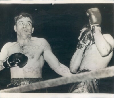 1940 Press Photo Boxing Match Ken Overlin vs Steve Belloise 1940s | eBay