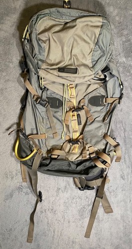 REI Aries 55 WMS Hiking Backpack 55L Grey Beige Camping Trail ...
