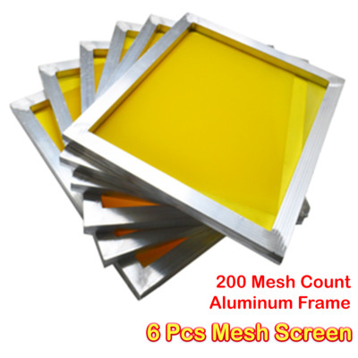 6 Pcs 20"x24" Mesh Screen Aluminum Frame 200 Mesh Count for Screen ...