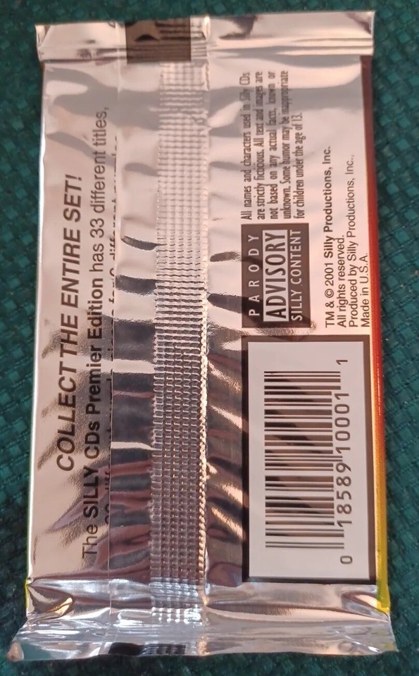 SILLY CDS Collectible Trading Card Series Premier Edition - SEALED - 1 ...