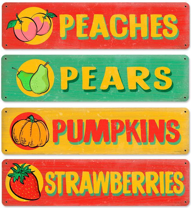 Farm Fresh Produce Signs Electronics, Cars, Fashion, Collectibles