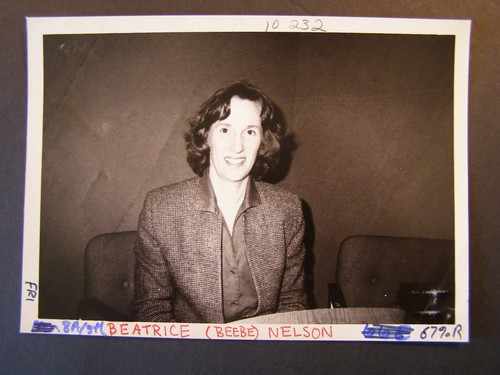 Glossy Press Photo 1982 Beatrice Beebe Nelson Sudbury School Candidate ...
