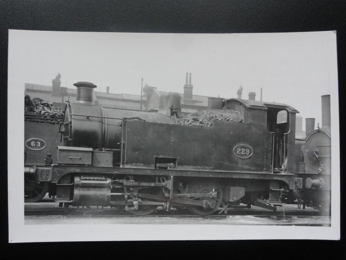 GER Steam Locomotive No.229 & No.63 Great Eastern Railway RP Photocard ...