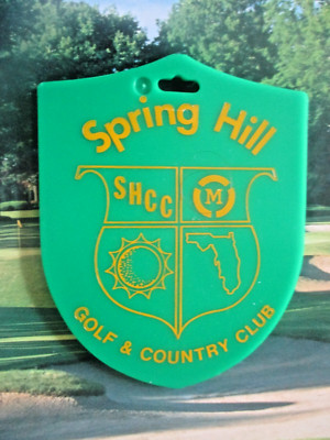 vtg - PGA Golf Bag Tag - SPRING HILL GOLF & COUNTRY CLUB cc - Spring ...