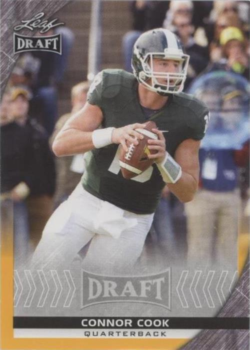 2016 Leaf Draft - Connor Cook #17 Gold (RC) for sale online | eBay