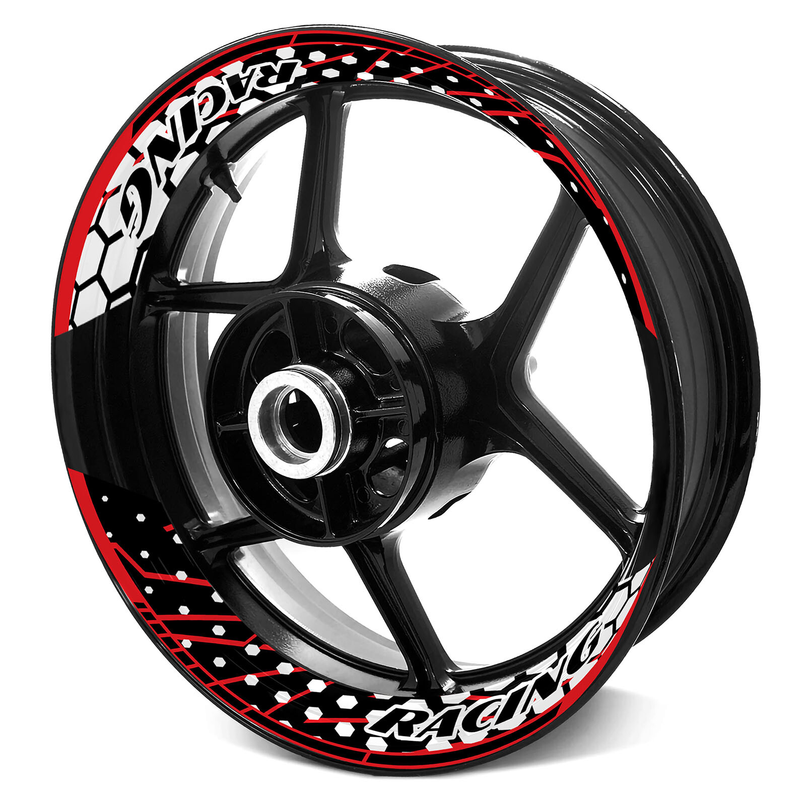 Red ULTIMATE S30 17" Inner Rim Wheel Sticker Decal Racing For Honda | eBay