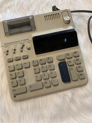 Texas Instrument Vintage TI-5045 II Desktop Print Display Calculator | eBay
