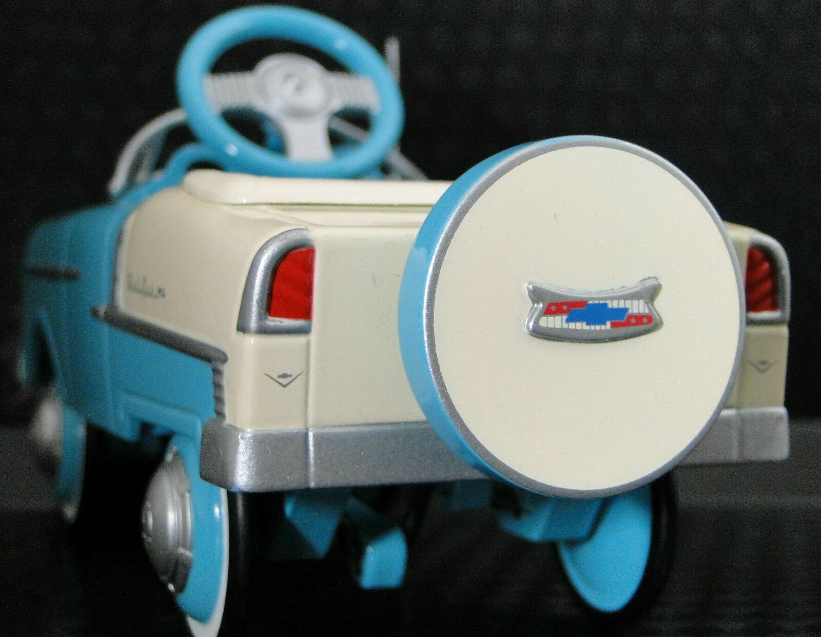 Chevy Mini Pedal Car Classic Custom Built Metal Model Race Car 55 57 ...