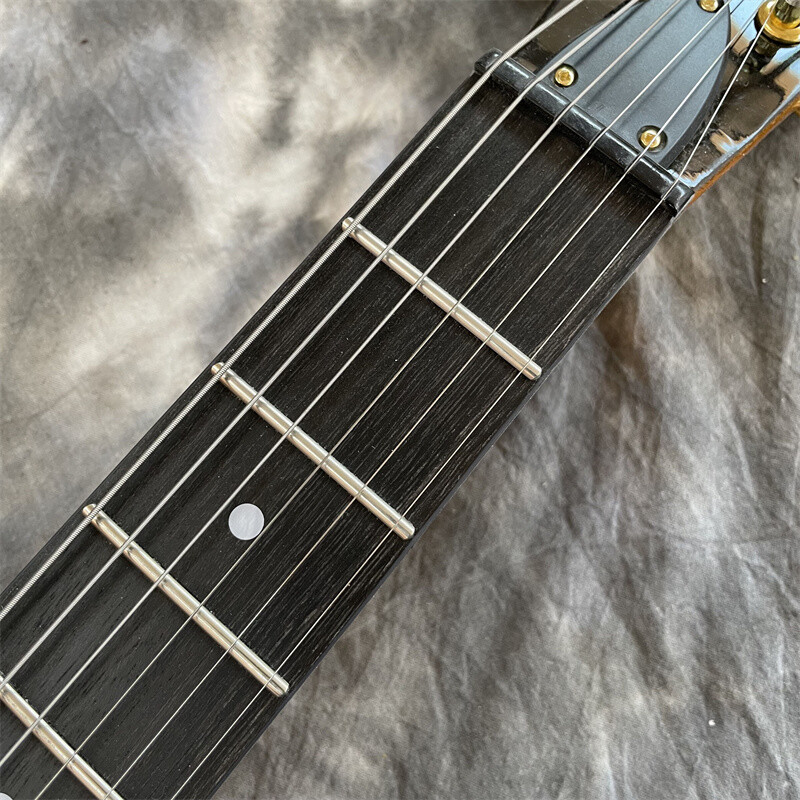 New Moderne Yellow Electric Guitar 6 String Solid Body Gold Hardware H ...