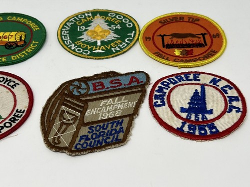 Vintage Lot of 6 1950s -1960s BSA Boy Scout Patches Camporee Councils ...