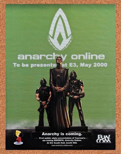 Anarchy Online PC Original 2001 Ad - E3 Release Video Game Promo | eBay
