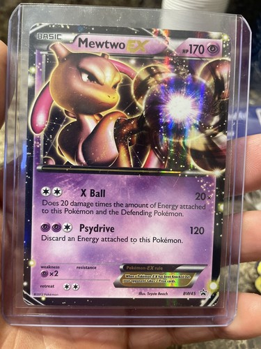 Pokémon TCG Mewtwo-EX BW Black Star Promos BW45 Holo Promo | eBay
