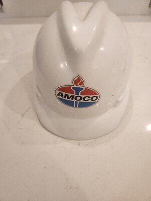 Vintage AMOCO Hard Hat Oil Gas/ adjustable | eBay
