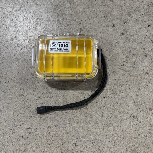 Pelican 1010 Micro Case (Yellow with Clear Top) | eBay