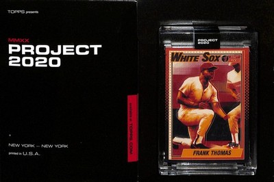 2020 TOPPS PROJECT 2020 #83 FRANK THOMAS - CHICAGO WHITE SOX - MATT ...