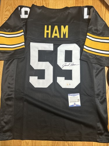 JACK HAM SIGNED PITTSBURGH STEELERS AUTO AUTOGRAPH JERSEY Beckett BAS ...