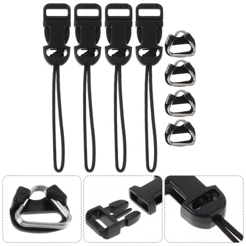 Camera Strap Buckle Triangular Ring Clips Quick Release Connector Rings ...