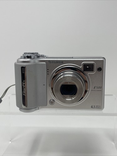 Fujifilm Finepix E Series E500 4.1MP Digital Camera - Silver Vintage ...