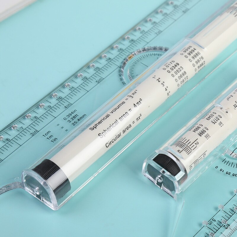 Parallel Ruler Protractor Professional Technical Drawing Design ...
