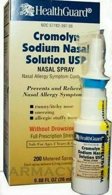 Bausch & Lomb Cromolyn Sodium Nasal Solution Spray 26 Ml for sale ...