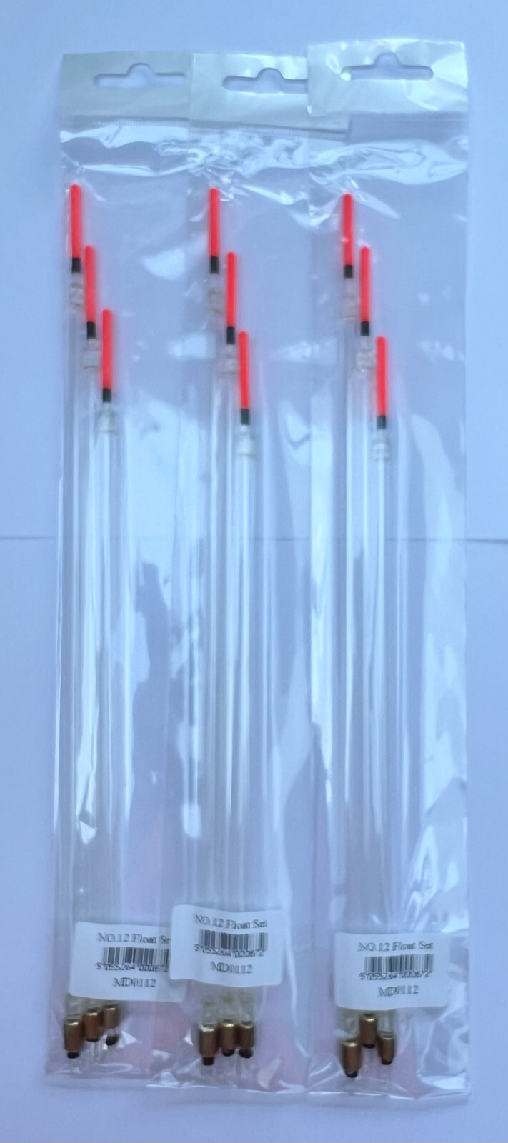 Pack of 9 Loaded Fishing Insert Clear Wagglers Floats 3 of Each 10", 11.25" &12" | eBay UK