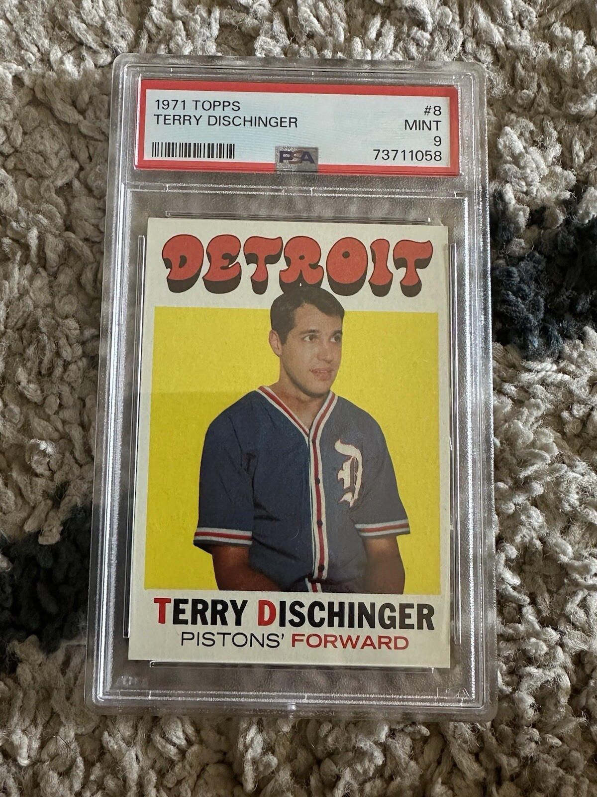1971 Topps #8 Terry Dischinger Detroit Pistons PSA 9 | eBay