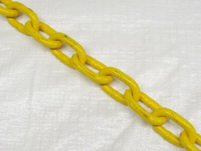 13MM Grade 80 Yellow Painted Mid Link Chain - 21400KG Lashing Capacity ...
