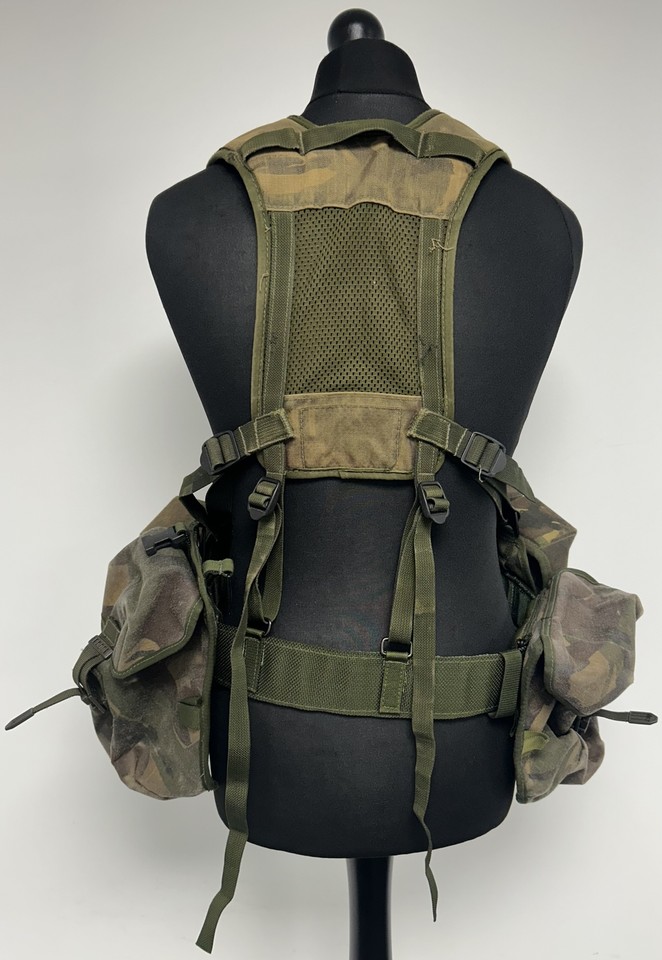 British Military Issue DPM Camo PLCE Full Webbing Rig Belt System | eBay