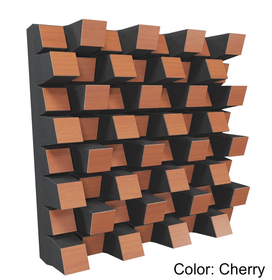 (2 Pack) — Sound Acoustic Studio Diffuser «Sirius» | 20"x20"x6" | 2D ...