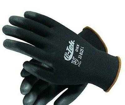 G-Tek 33-B125/XXL ONX Seamless Knit Nylon Gloves with Polyurethane ...