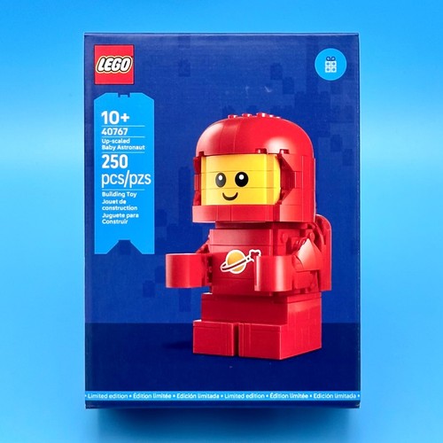 LEGO Classic Space Up-Scaled Baby Astronaut (40767) Red Spaceman Figure ...