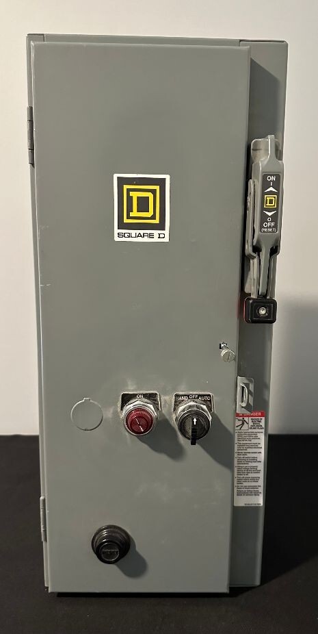 SQUARE D NEMA SIZE 0 AND 1 TYPE S COMBINATION MOTOR CONTROLLER 480 ...