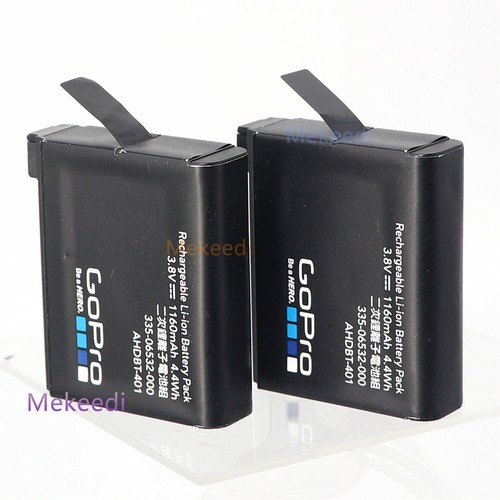 2Pcs New Genuine GoPro 4 Battery For GoPro AHDBT-401 HD HERO4 Black ...