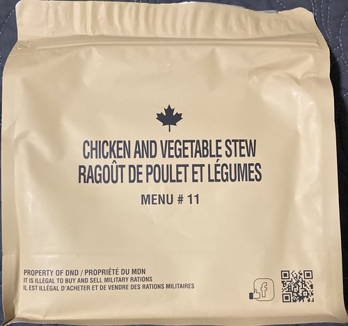 Canadian Army Combat Food Ration #11 IMP22 Military MRE In US | eBay