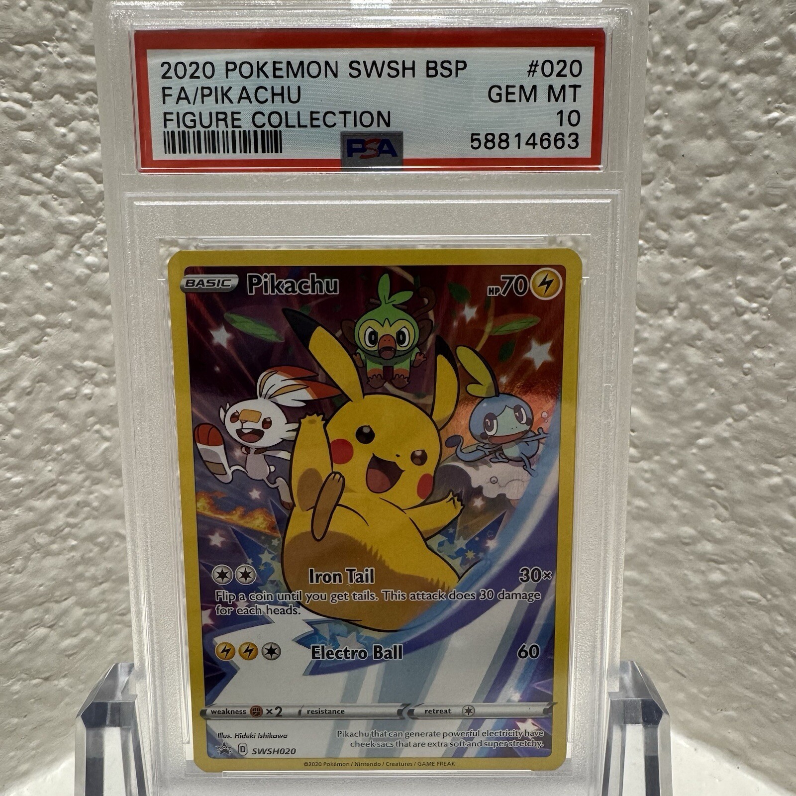 Pikachu 2020 Sword & Shield: Black Star Promo #SWSH020 Figure ...