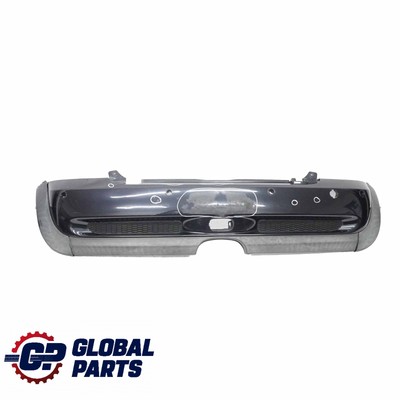 Mini R52 Rear Bumper PDC Cabrio Cooper S Panel Astro Black Metallic ...