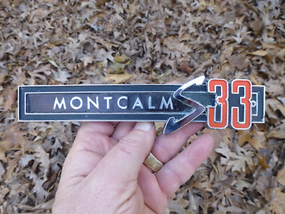 1969 Mercury Meteor Montcalm S33 Emblem Canadian Canada Badge C9YB ...