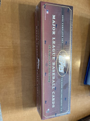 2002 Topps Baseball Factory Sealed Complete Set 1-718 Mauer RC, Pujols ...