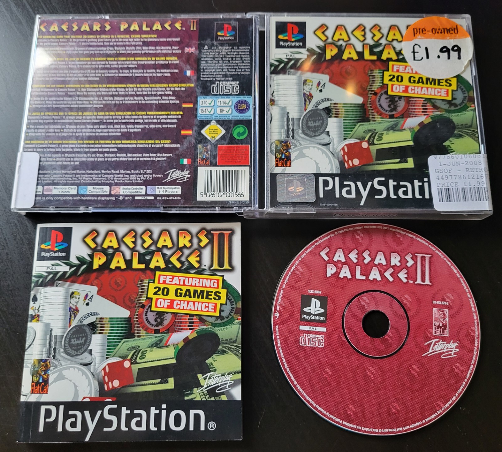 Sony PS1 PlayStation One Game Disk Manual Case Choose Retro Gaming PAL ...