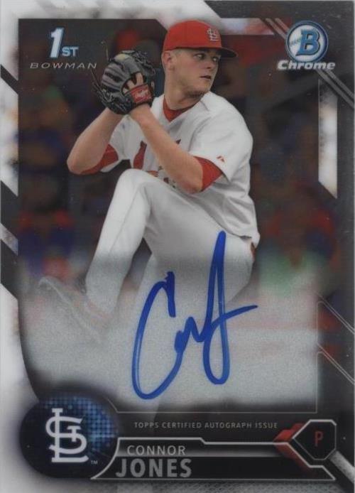 2016 Bowman Draft - Chrome Draft Pick Autographs Connor Jones #CDA-CJ ...