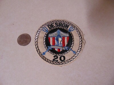 PATCH MILITARY OLDER ORIGINAL DESRON 20 | eBay