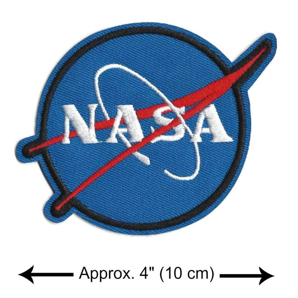 NASA IRON ON PATCH 4" Astronaut Space Exploration Mission Embroidered ...